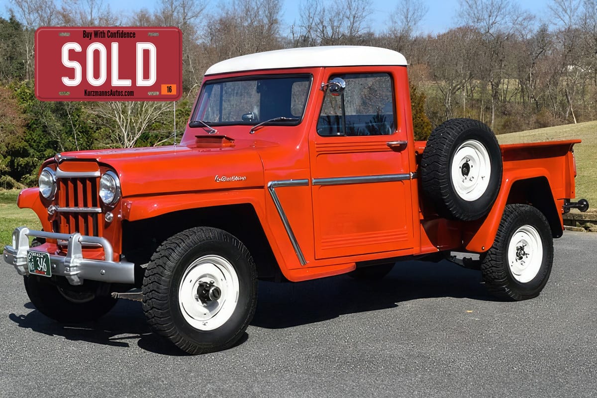 SOLD: 1962 Willys Jeep 4x4 Frame Off Restoration Warn Over Drive ...