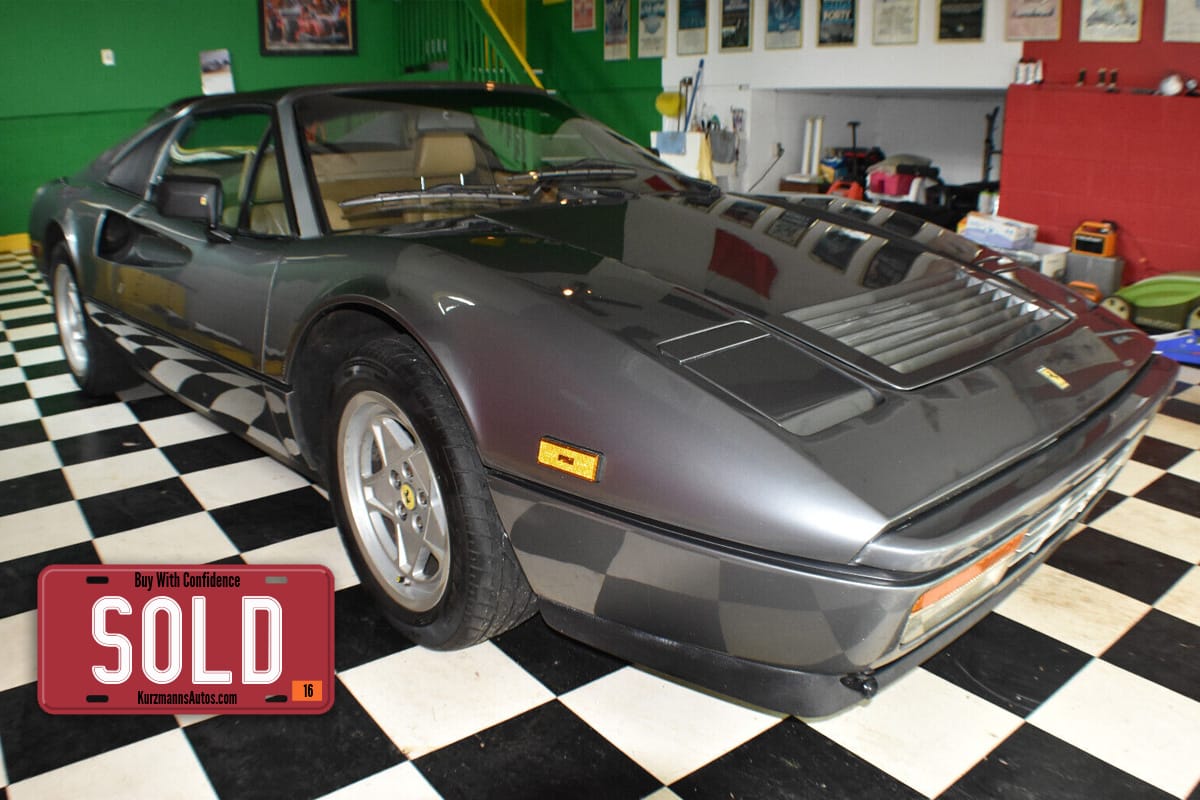 1988 Ferrari 328 GTS Spyder 5 Speed Gray Metallic - Kurzmann's Auto ...