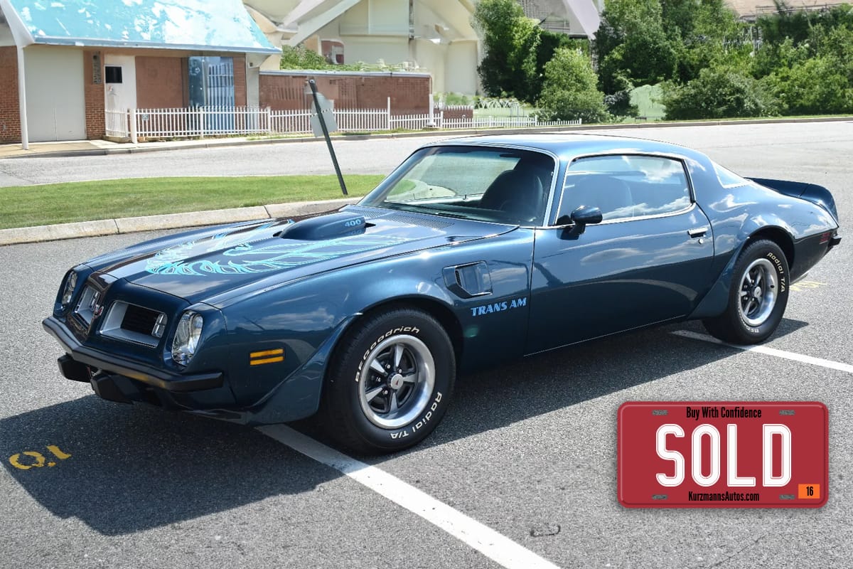 1975 Pontiac Trans Am 4 Speed 463 Stroker V8 Restored Awesome ...