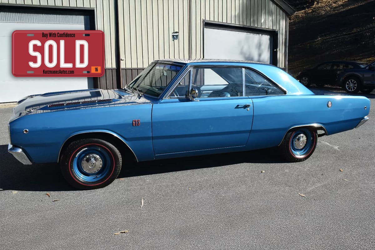 1968 Dodge Dart GTS 340 4-Speed Matching Numbers - Kurzmann's Auto ...