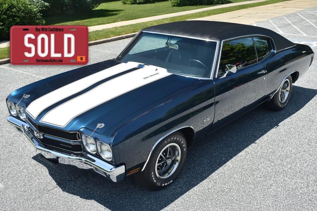 1970 Chevrolet Chevelle SS 454 LS 5 Numbers Matching A/C Turbo 400 ...