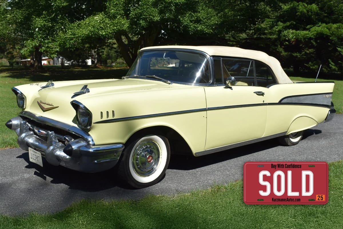 1957 Chevrolet Bel Air 150 210 Convertible 283 V8 Numbers Matching ...