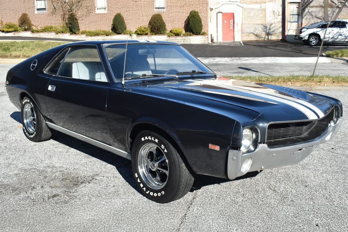 1968 AMC AMX Javelin 343 V8 4 Speed Original - Kurzmann's Auto Brokerage
